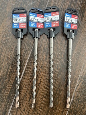 NEW Tapcon Red Head 3/8" x 8" SDS-Plus Drill Bit P/N 11494 - Lot of 4 ...