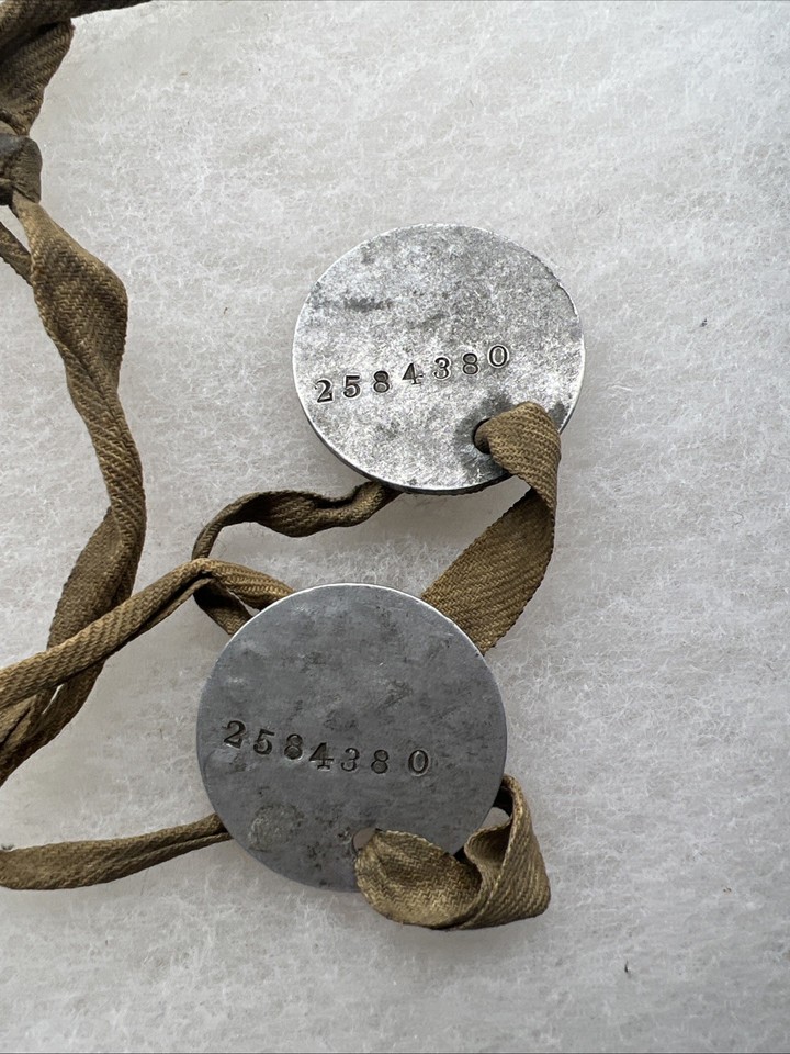 WW1 US Army Dog Tag Set With String Cord (AA994 | eBay