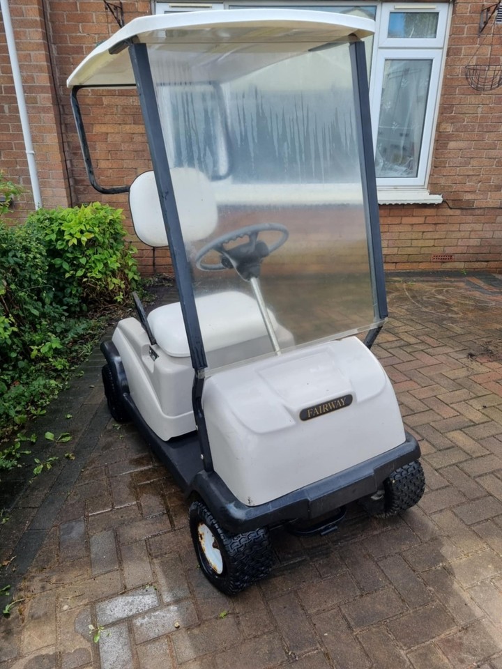 Fairway Single Seater Golf Buggy Gold Cart | eBay UK