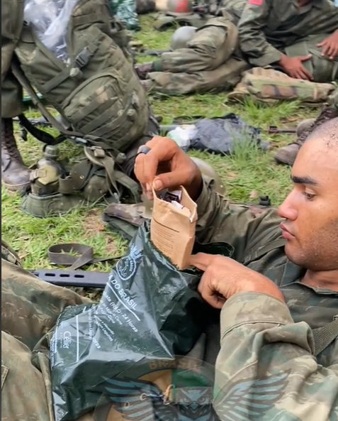 Brazilian navy MRE marines Meal Daily mission military Ration 24 Hours ...