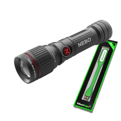 NEBO Redline Flex 450 Lumens LED rechargeable Tactical Flashlight Flex ...