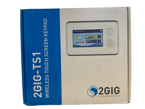 2gig TS1 Wireless Touch Screen Keypad (White) 2GIG-TS1 93863120381| eBay