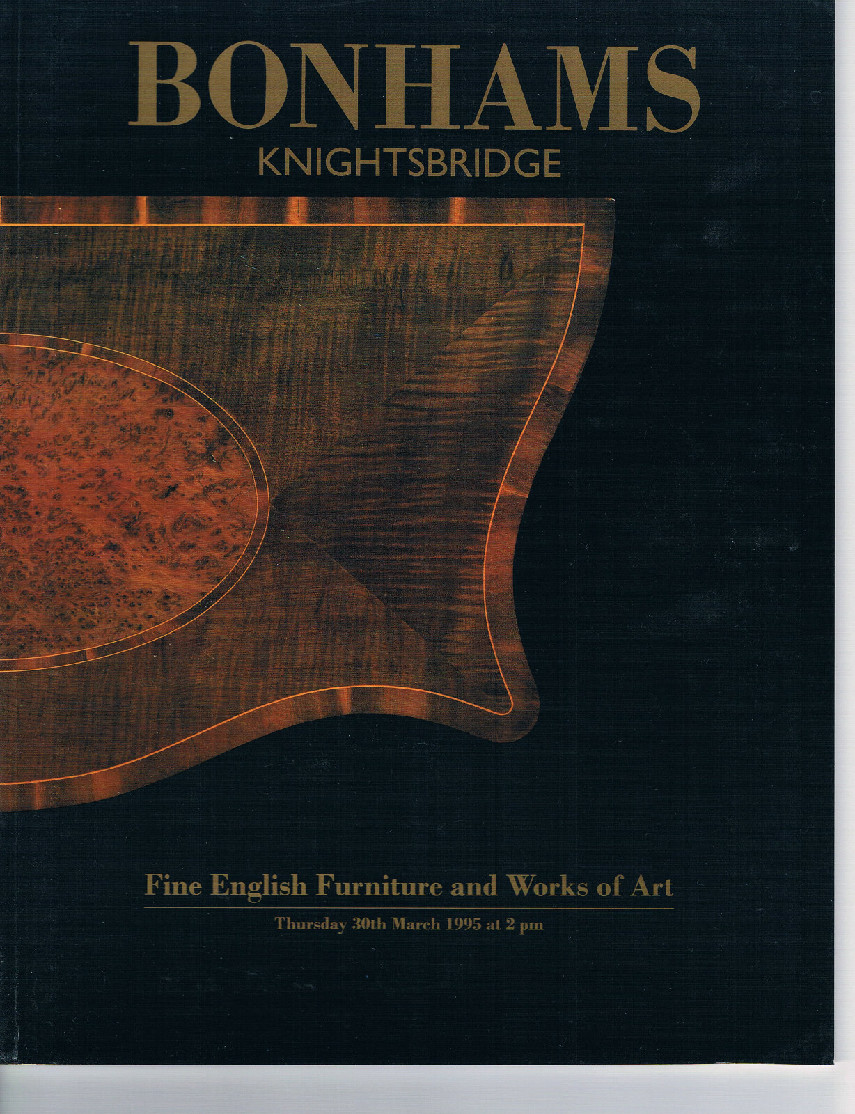Bonhams - Fine English Furniture & Works of Art - Mar 30 1995 | eBay