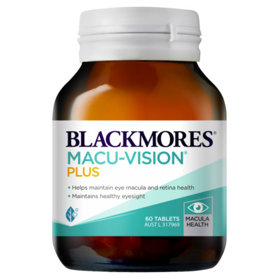 Blackmores Macu-Vision Plus 60 Tablets Macula Eye Health Lutein ...
