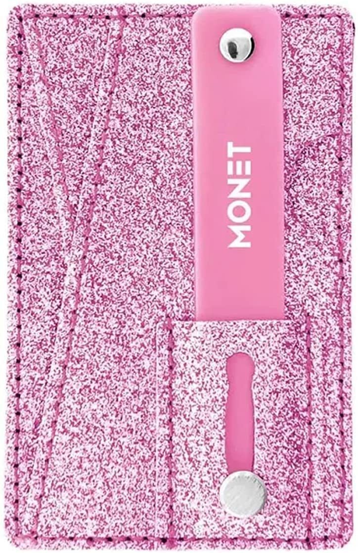 MONET 3 in 1 Phone Grip Wallet & Kick Stand in Pink Glitter for sale ...