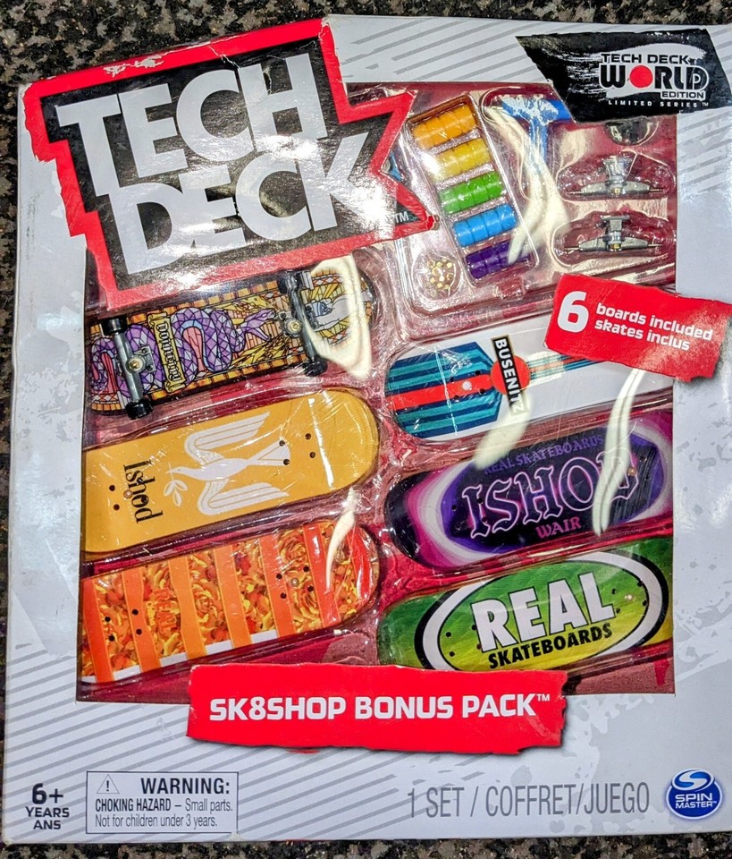 Element Tech Deck World Limited Edition Sk8shop Bonus 6-Pack Real ...