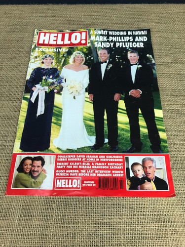 HELLO! MAGAZINE FEB 1997 No 445 EXCLUSIVE MARK PHILLIPS & SANDY ...