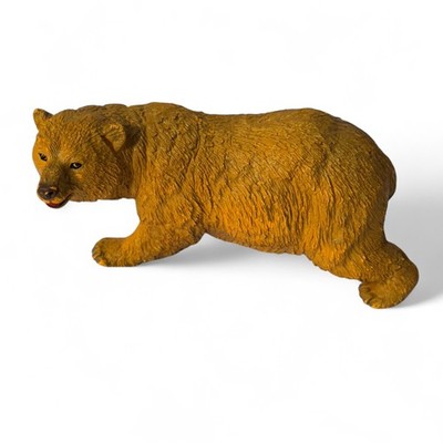 AAA Vintage Adult Bear Solid Plastic Bear Toy Animal Figure Brown ...