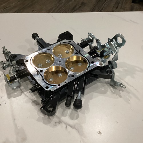 850 CFM 4150 Double Pumper Carburetor Throttle Base Plate Fits Holley ...