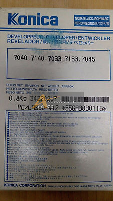 950-412 BLACK DEVELOPER KONICA MINOLTA 7033 7040 7045 | eBay