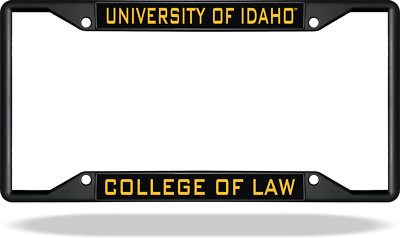 Idaho, University of College of Law Black License Plate Frame | eBay