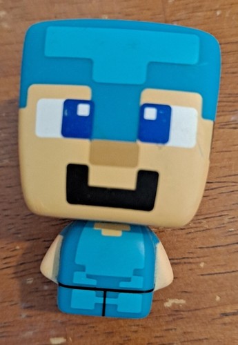 Minecraft Mobbins Collectible 2 inch Diamond Steve Figure | eBay