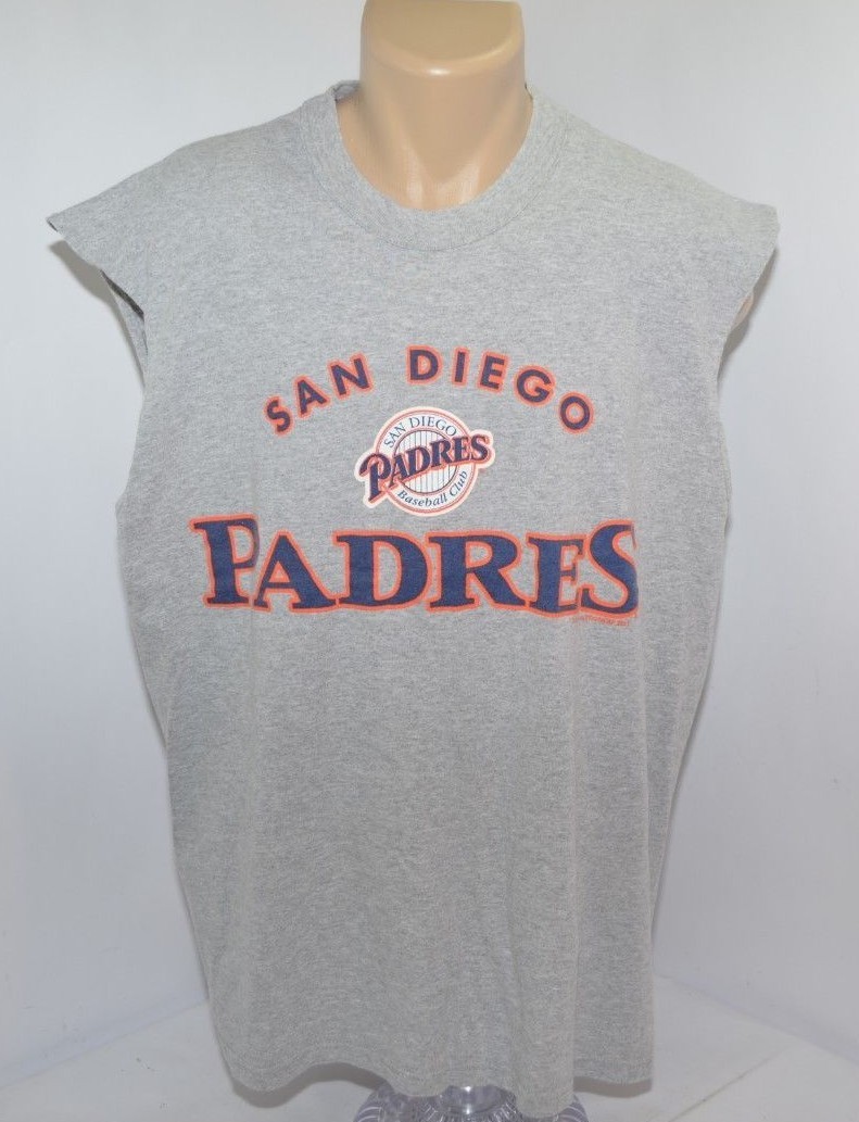 VTG Logo Athletic San Diego Padres MLB Sleeveless Gra… - Gem