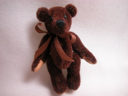 World of Miniature Bears #307 By Theresa Yang 2.5" Plush Bear Brown ...