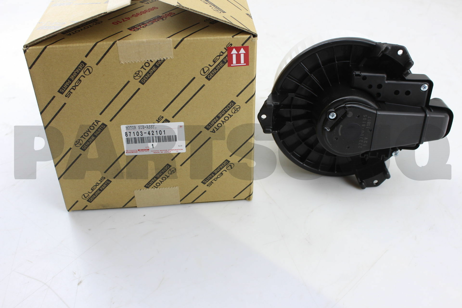 8710342101 Genuine Toyota MOTOR SUB-ASSY, BLOWER W/FAN 87103-42101 | eBay