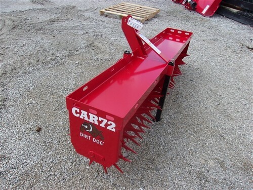 New Dirt Dog CAR 72 Compact Aerator 3 pt-FREE 1000 MILE DELIVERY FROM ...