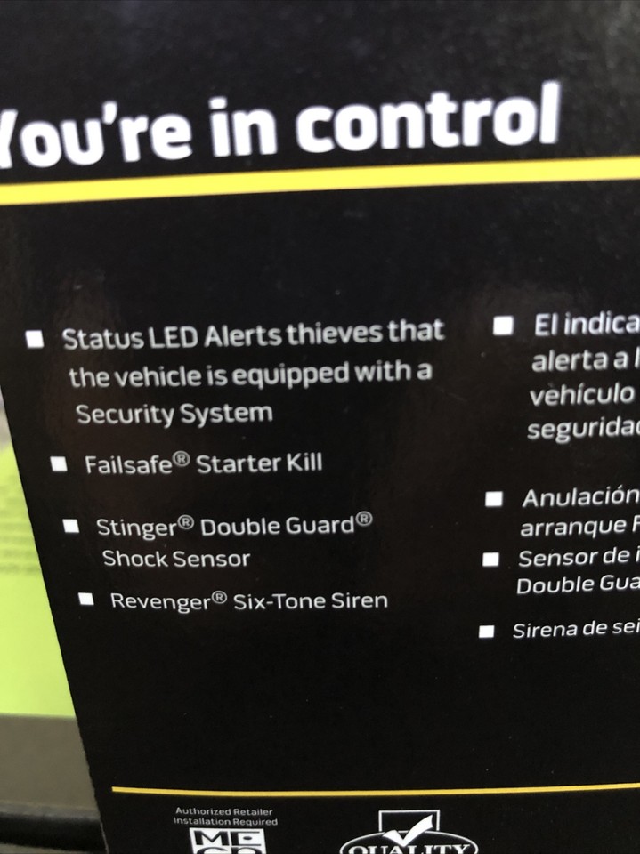 Viper Car Alarm 3400V 1-way Security System | eBay Australia