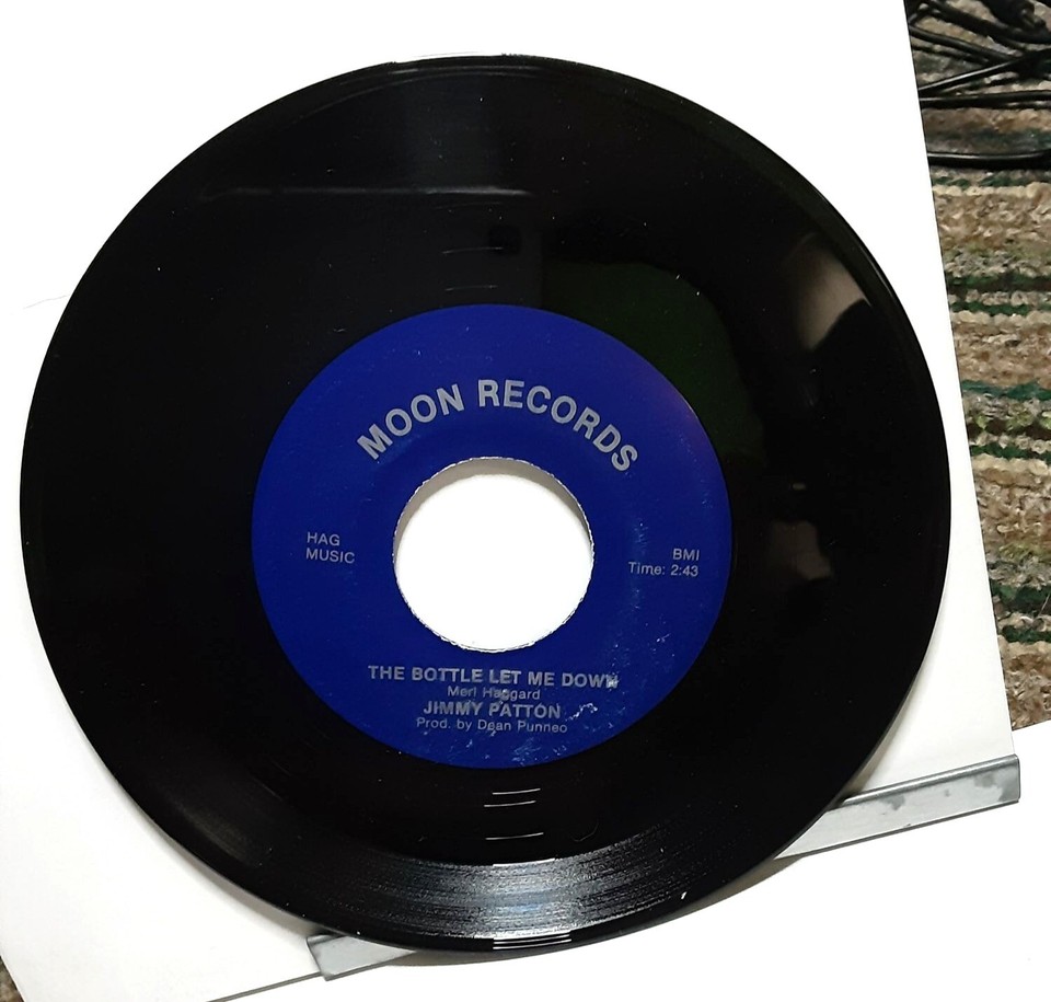 Jimmy Patton The Bottle Let Me Down Vinyl 45 Record Moon 1984 | eBay