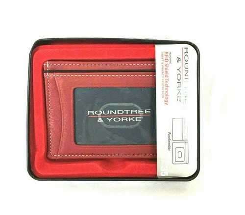 Roundtree & Yorke Weekender Wallet Red 409140467276| eBay