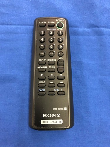 Sony Radio Cassette Remote Control RMT-CS33 Used (box2) | eBay