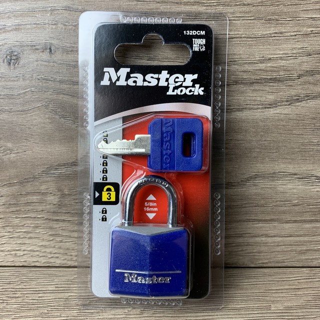Blue Master Lock Padlock School Gym Luggage Locker W/ 2 Keys 132DCM for ...