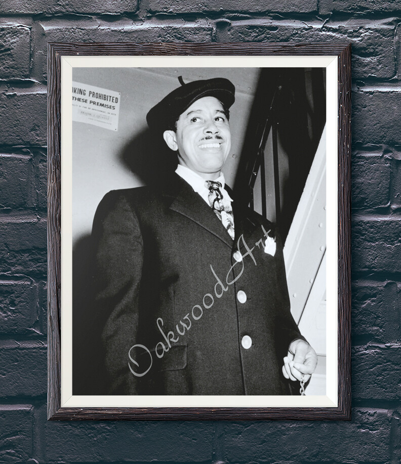 CAB CALLOWAY in Snazzy Suit & Cap c1947, Jazz Icon, Vintage Photo ...