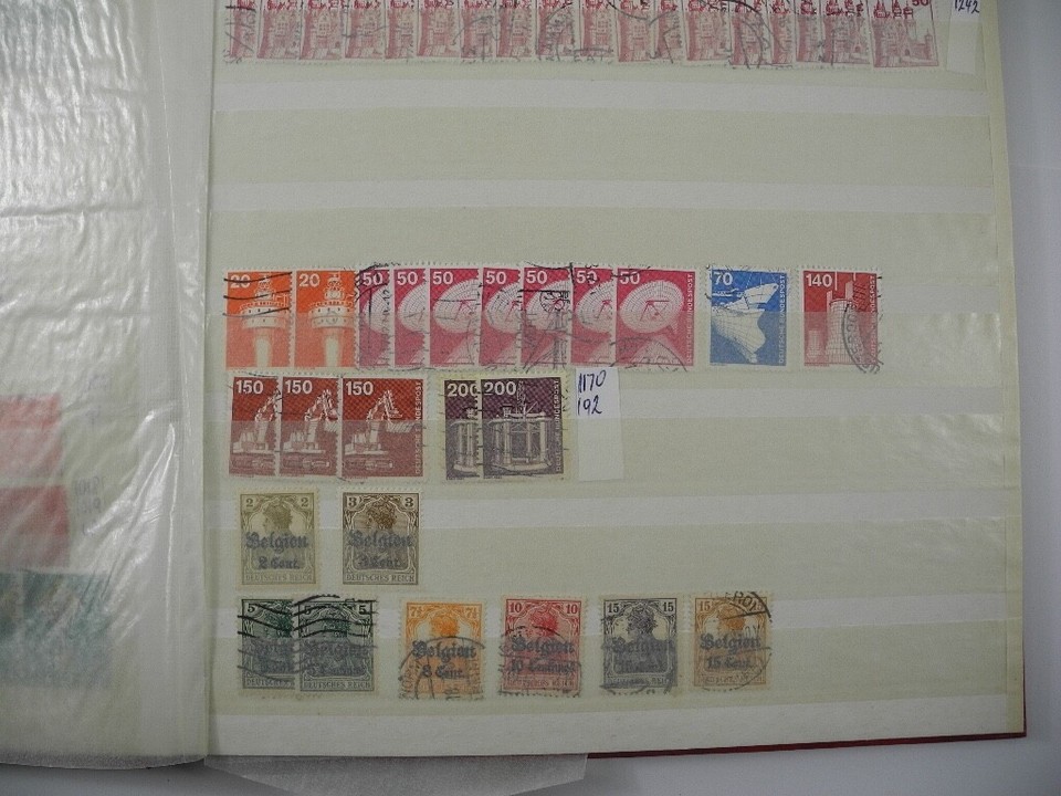 GERMANY, 100s of Stamps in a Lighthouse Stock book | eBay