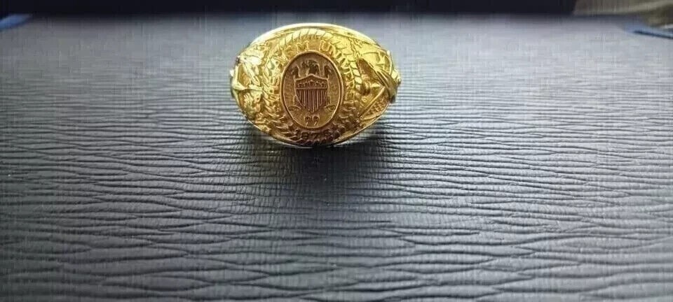 Men's A & M University Texas Aggie Ring 14k Yellow Gold Plated | eBay