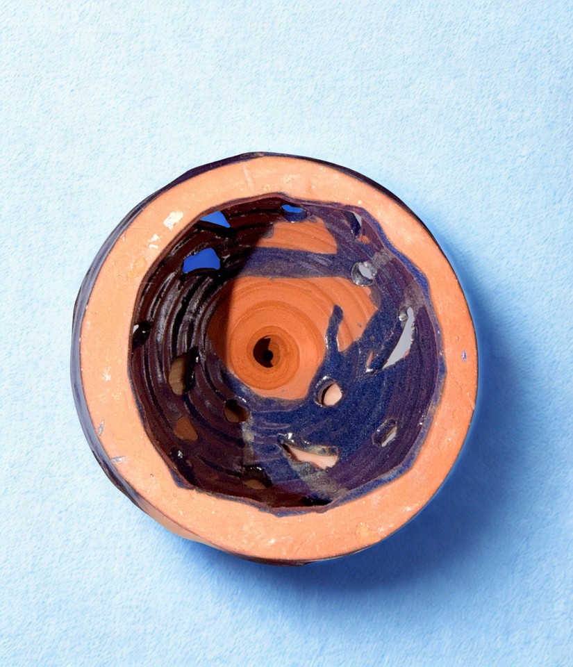 Vintage Dominican Pottery Of Faceless Lady Luminary Candle Holder ...