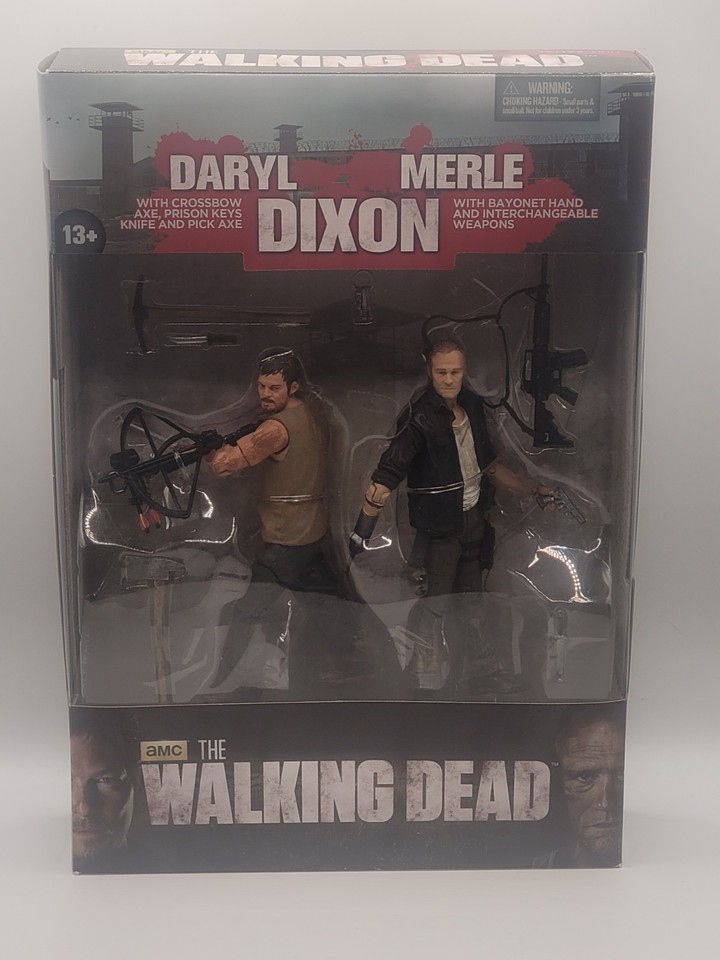 McFarlane The Walking Dead Daryl & Merle Dixon Action Figure 2-Pack ...