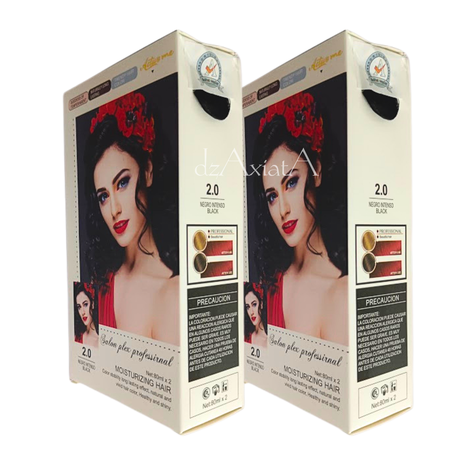 Hair Color ACTIVE ME Salon Flex Profesional 80 ml x 2 – Black | eBay