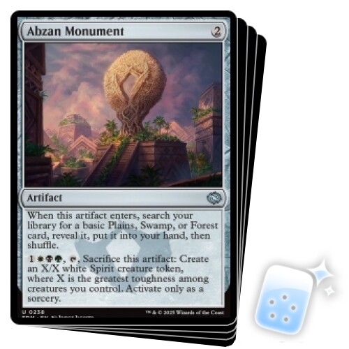 ABZAN MONUMENT X4 Tarkir: Dragonstorm TDM Magic MTG MINT CARD | eBay