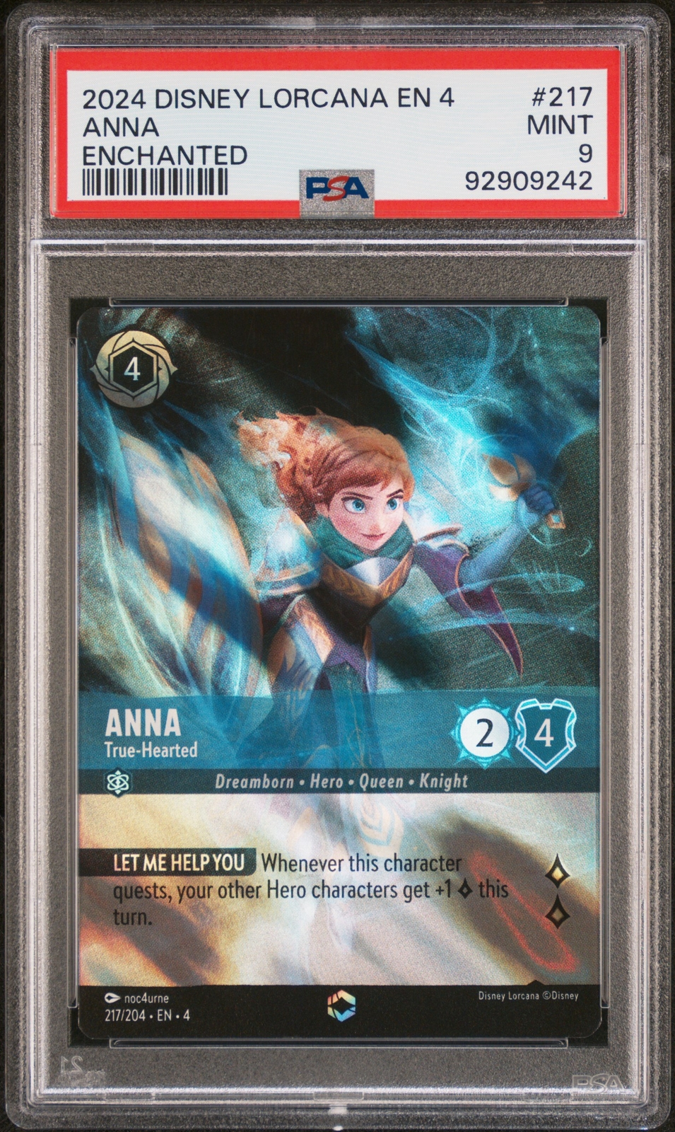 2024 DISNEY LORCANA EN 4-URSULA'S RETURN ENCHANTED ANNA - TRUE-HEARTED ...