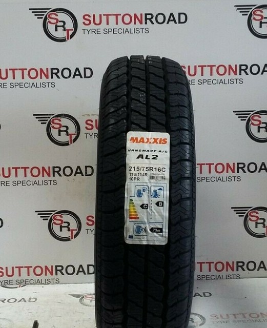 1x All Season Tyre Maxxis Vansmart as Al2 215/75r16c 116/114r for sale ...