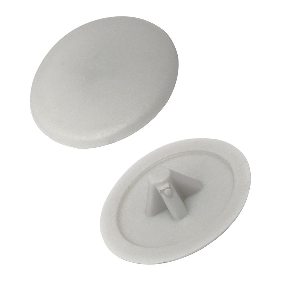 * PLASTIC MATTE PHILLIPS PUSH FIT SCREW COVER CAP CAPS Choose COLOUR ...