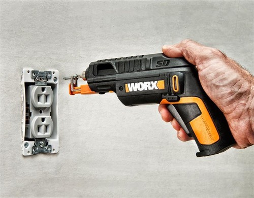 WORX WX255L SD Semi-Automatic Cordless Screw Driver with Screw Holder ...
