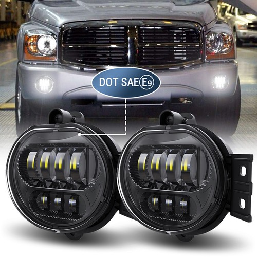 Pair DOT LED Fog Lights Front Lamps For Dodge Ram 1500 2500 3500 2002 ...