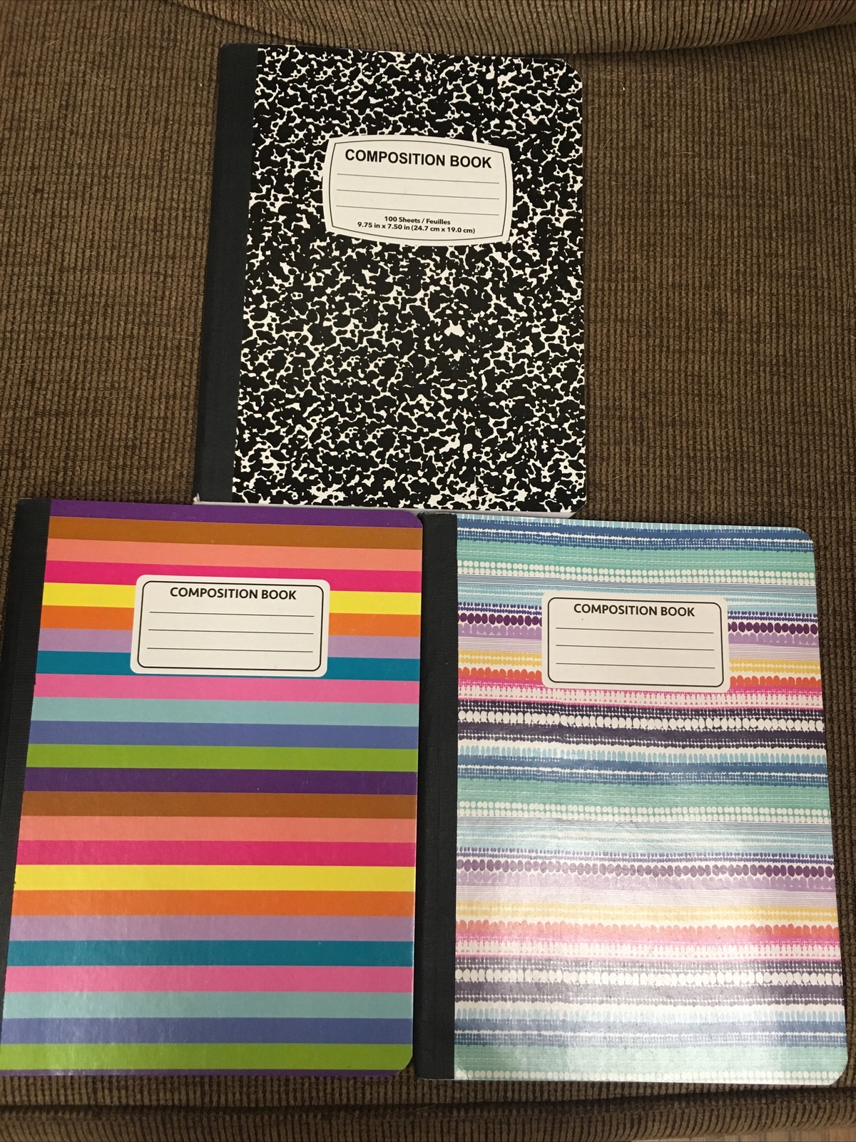 Jot Composition Book 100 sheets each Wide Rule Lot of 3 | eBay
