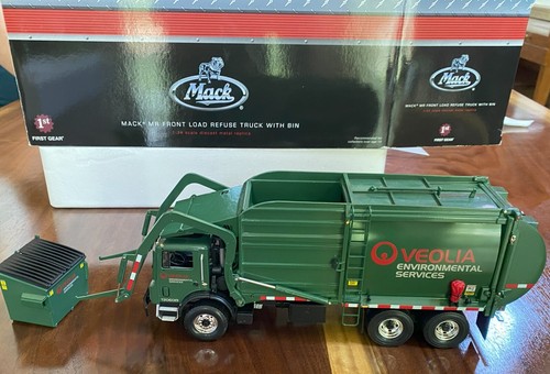 1/34 Scale First Gear VEOLIA Mack MR Front Load Refuse/Garbage Truck ...