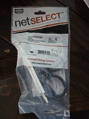 Hubbell NetSelect 2-Port HDMI Wall Plate NS802W - White | eBay