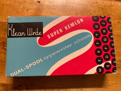 Klean Write Super Kemlon Dual Spool Typewriter Ribbon Frankel Mfg ...
