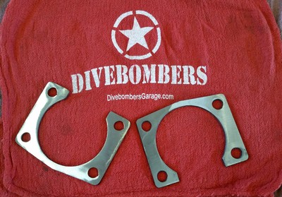 9" Inch Ford Big Ford Old-Style 1/8 Axle spacer Plates, backing plate ...