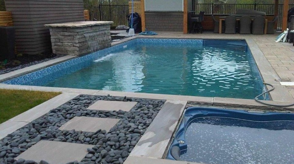 Findlay Blue Diffusion 20 Mil Rectangle Swimming Pool Liner (Choose ...