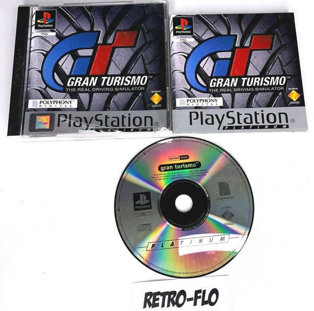 Gt Gran Turismo Driving Simulator PS1 PLAYSTATION 1 Sony Pal VF ...
