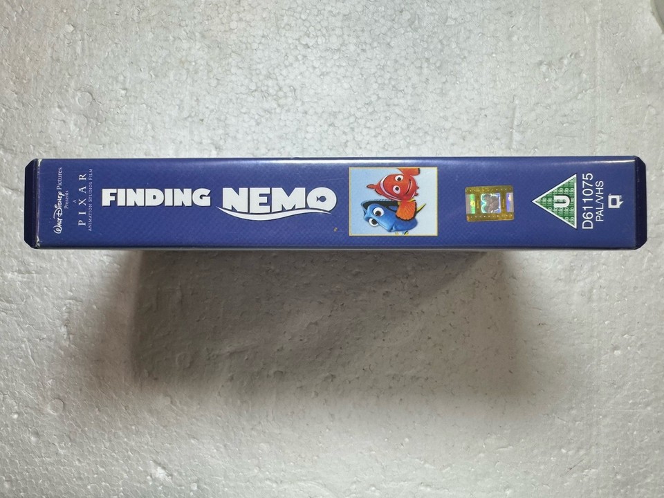 UK Version- Finding Nemo VHS Tape - Disney Pixar | eBay