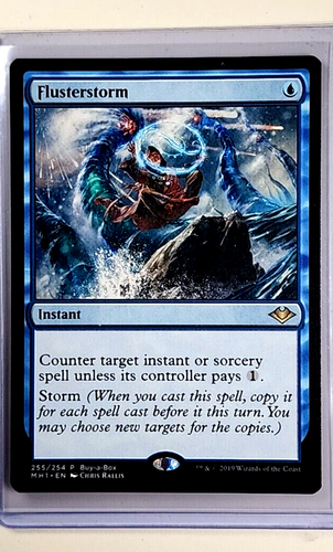 2019 MTG Magic the Gathering Modern Horizons Buy a Box Promo #255 Flusterstorm | eBay