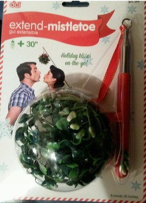 MISTLETOE Christmas STICK! Extend-Mistletoe (NEW) Fast shipping! | eBay