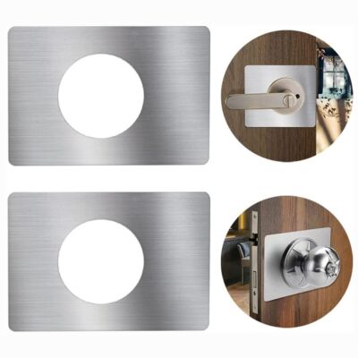 Stainless Steel Door Reinforcement Plate Door Knobs Fixing Plate | eBay