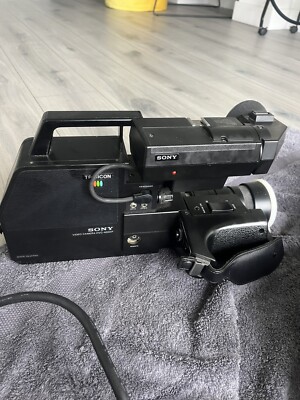 Sony HVC-4000P Trinicon Video Camera Retro Vintage With Case | eBay UK