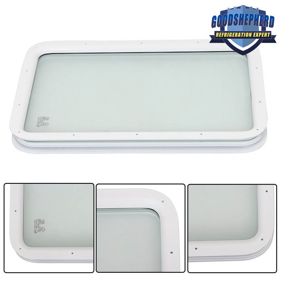 RV Trailer Camper Entry Entrance Door Window 12"×21" w/ Obscure or ...